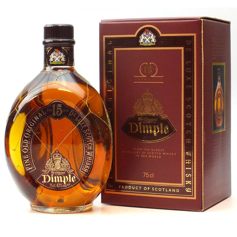 Dimple 15 Year Old Fine Old Original 1990s – The Whisky Library Shop