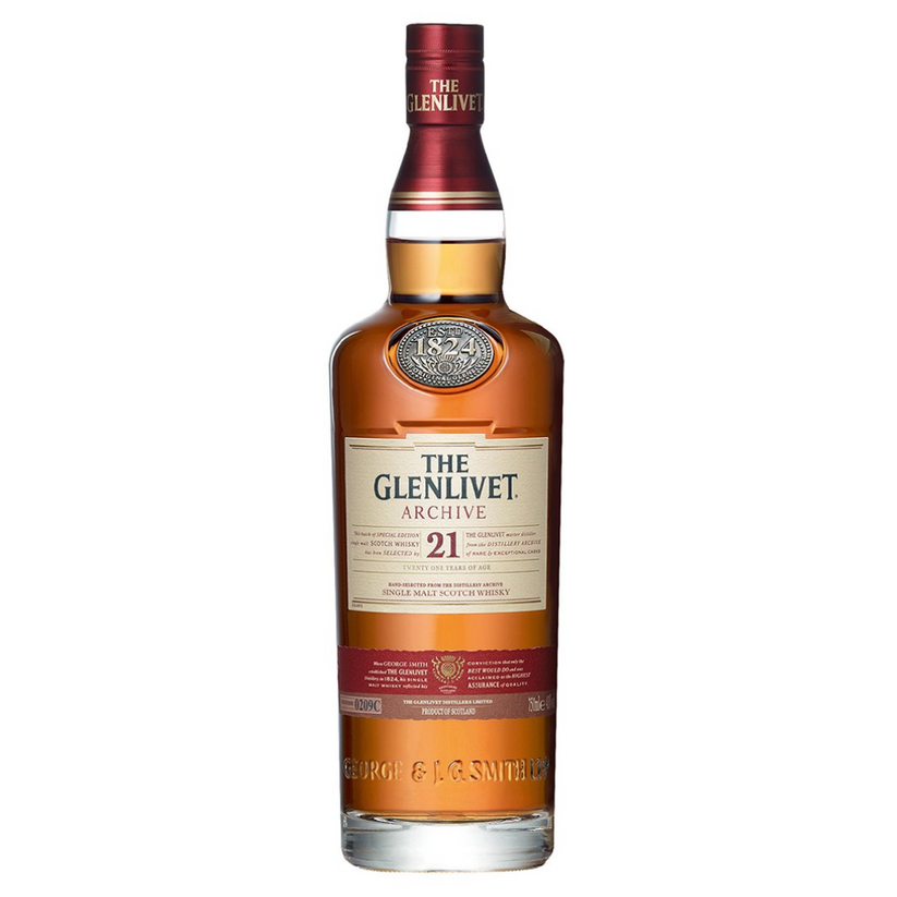 Glenlivet 21 Archive Old Presentation (No Box) – The Whisky Library Shop