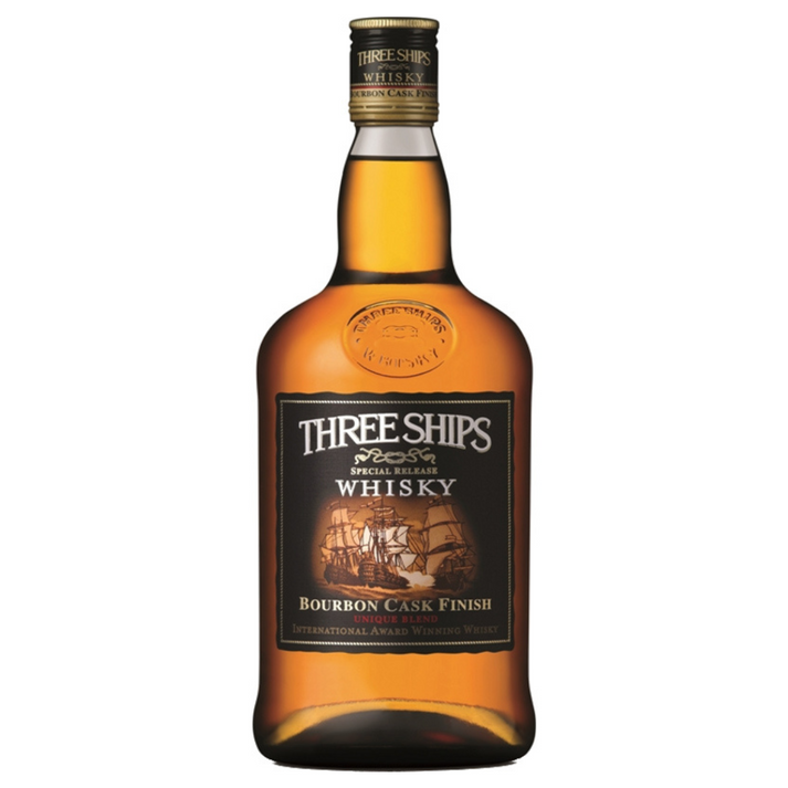 Three Ships Bourbon Cask Old Presentation Round Tube – The Whisky ...