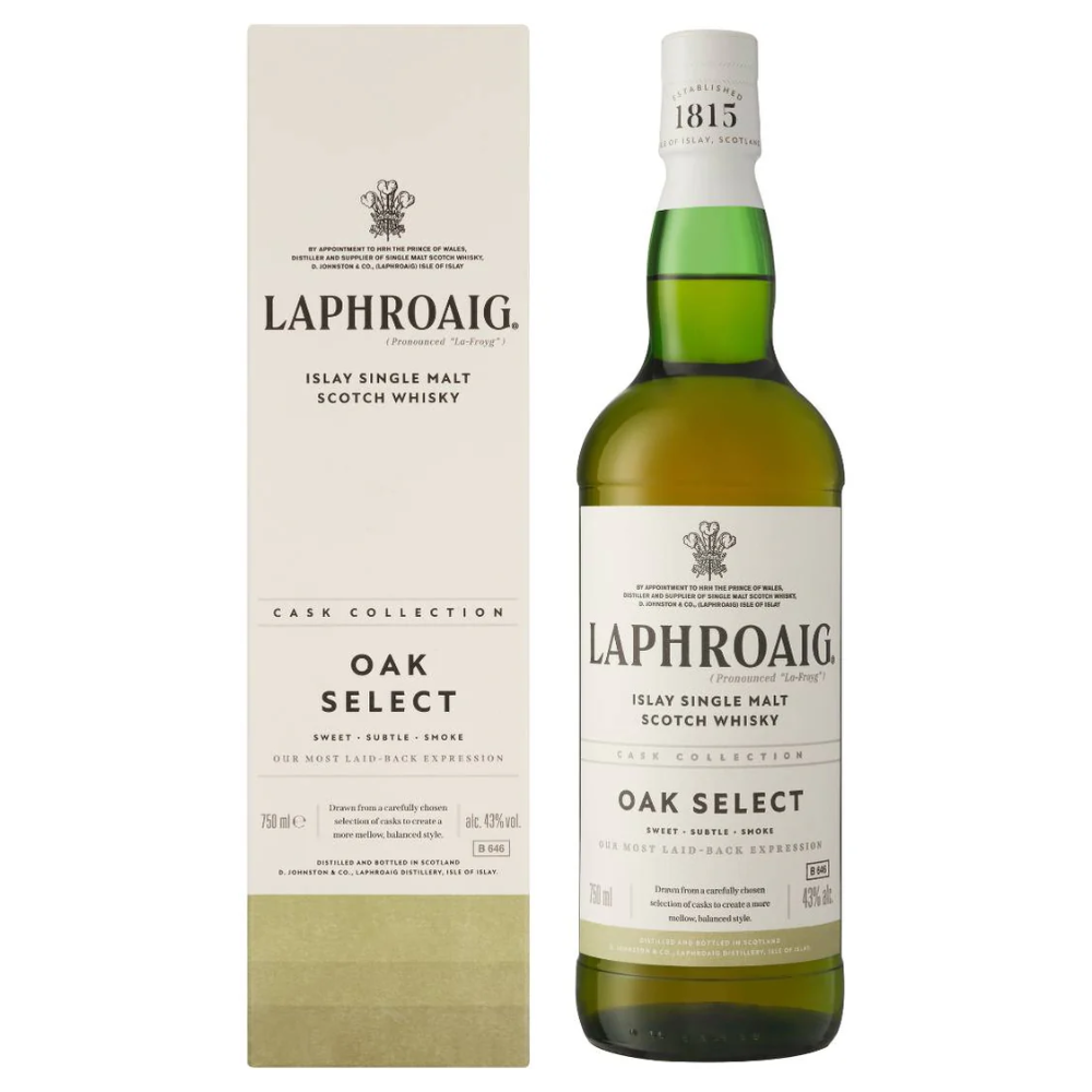 Laphroaig Oak Select Single Malt Scotch Whisky – The Whisky Library Shop