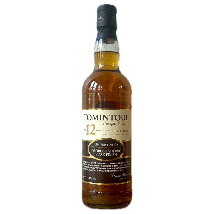 Tomintoul 12 Year Old Limited Edition Oloroso Sherry Cask Scotch Whisky ...
