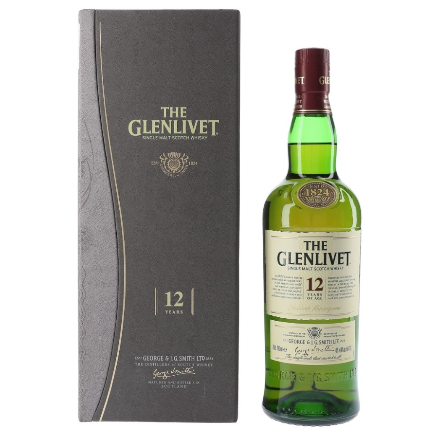 The Glenlivet 12 Year Old Single Malt Scotch Whisky | Buy Online – The ...