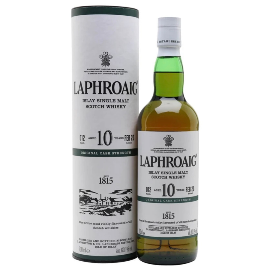 Laphroaig 10 Year Old Cask Strength Batch 012 | Buy Online – The Whisky ...